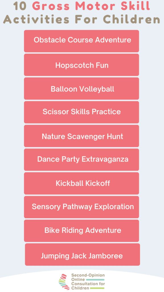 20 Fine And Gross Motor Skills Activities For Children