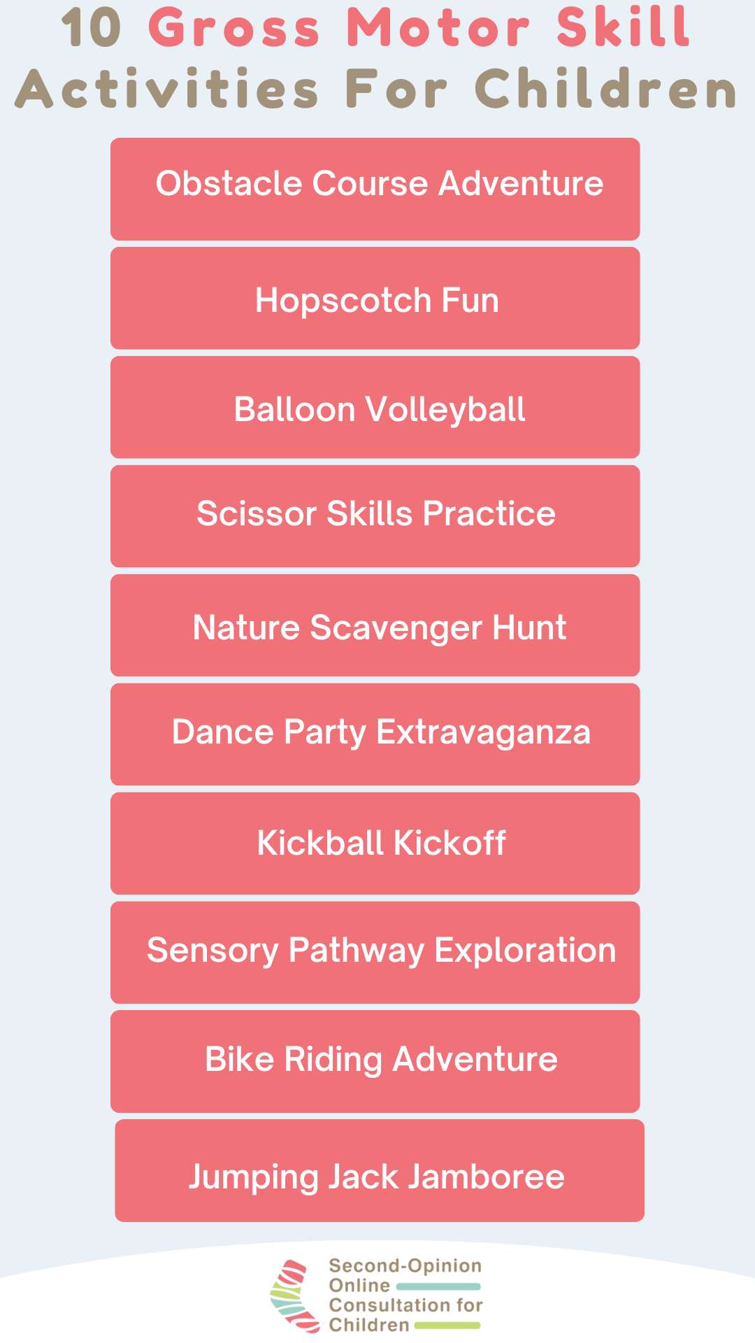 20 Fine And Gross Motor Skills Activities For Children
