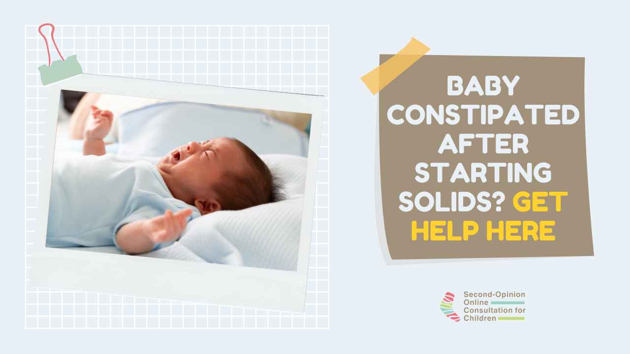 Baby Constipated After Starting Solids? Get Help Here - SOCC